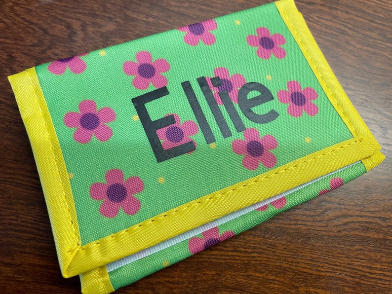 Personalized Kids Wallet-childs Wallet- Childs Billfold- Kids Billfold ...