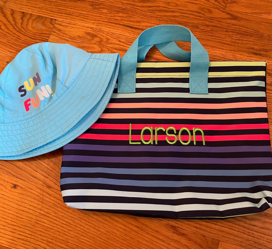 Kids Beach Bag- Kids Pool Bag- Personalized Kids Beach Bag ...