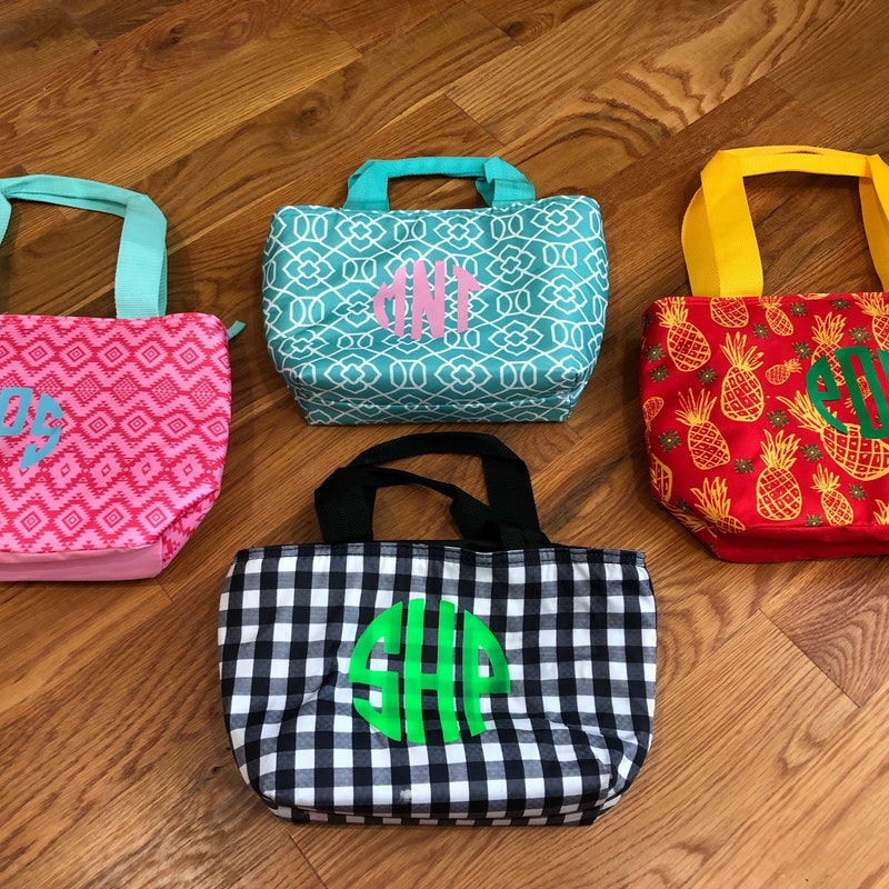 Monogrammed Lunchbox - Etsy