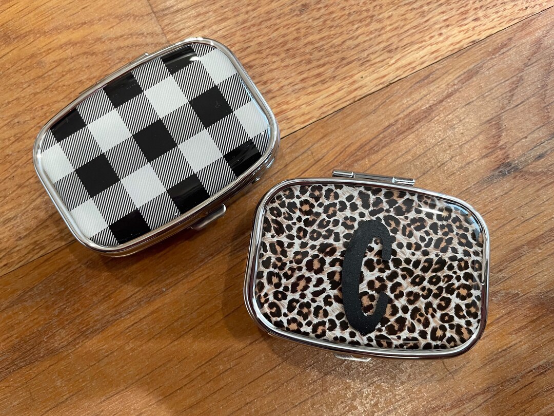 Pill Box- Pill Case- Decorative Pill Box- Decorative Pill Case ...