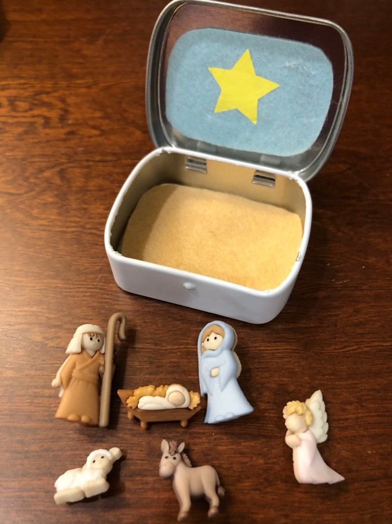 Nativity Set for Kids Kid Nativity Set Mini Nativity Set - Etsy