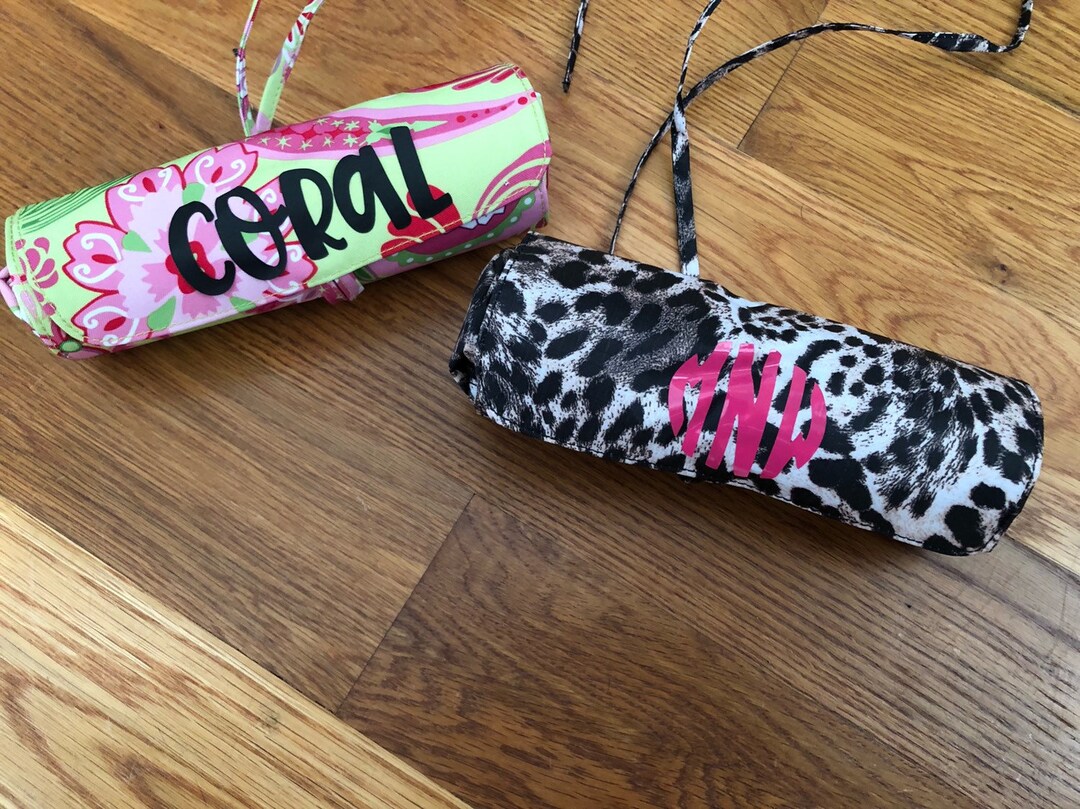 Personalized Jewelry Roll- Personalized Jewelry Bag- Jewelry Travel Bag ...
