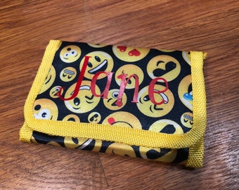 Smiley Face Wallet - Etsy