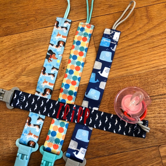 Personalized Pacifier Holder Pacifier Clip Personalized | Etsy