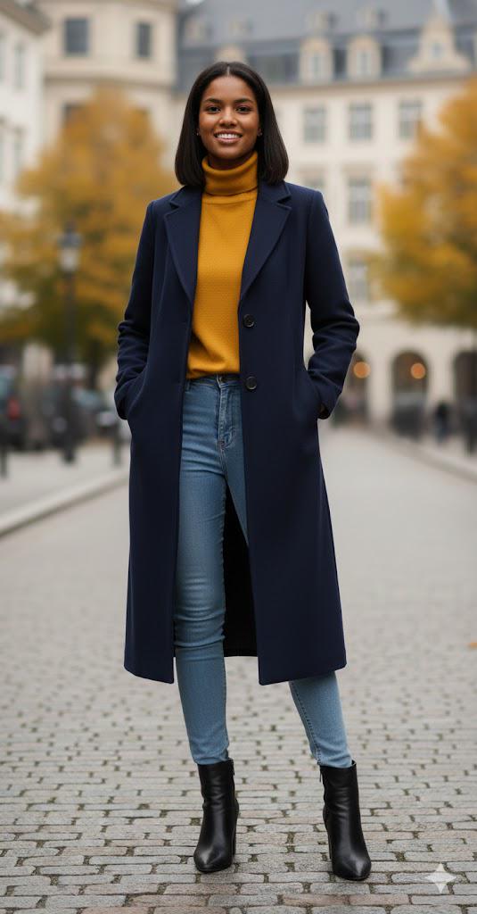 Long Coat Sewing Pattern for Women, Digital PDF Download, Size Xs-xxl ...