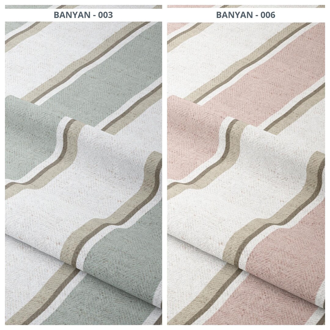 Regency Striped Fabric by Yard for Upholstery, Sofa, Settee, Chairs ...