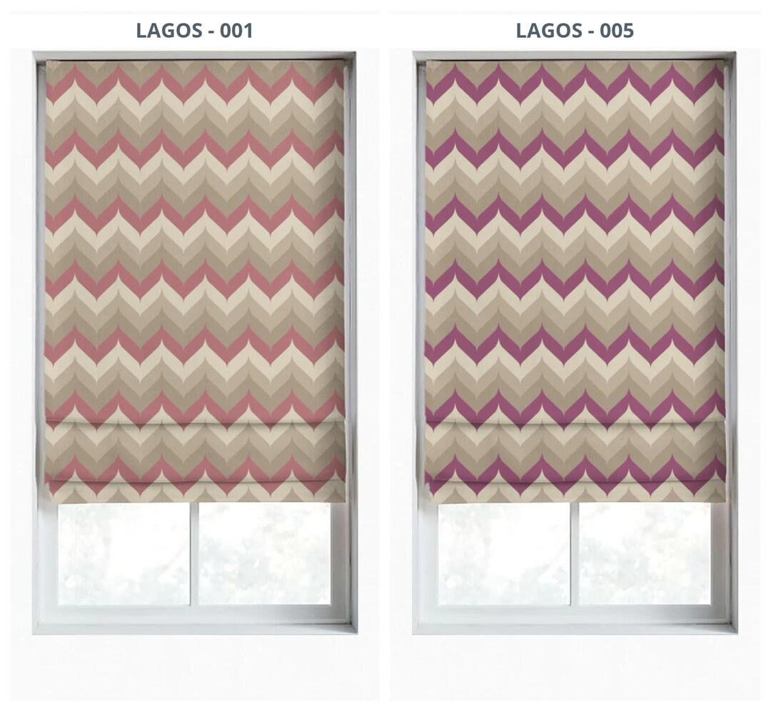 Dimout Chevron Striped Fabric by Yard for Light-blocking Curtains ...