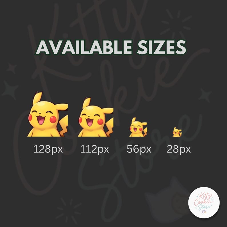 16 Animated Pikachu Emotes Pack for Twitch, Youtube and Discord | Cute ...