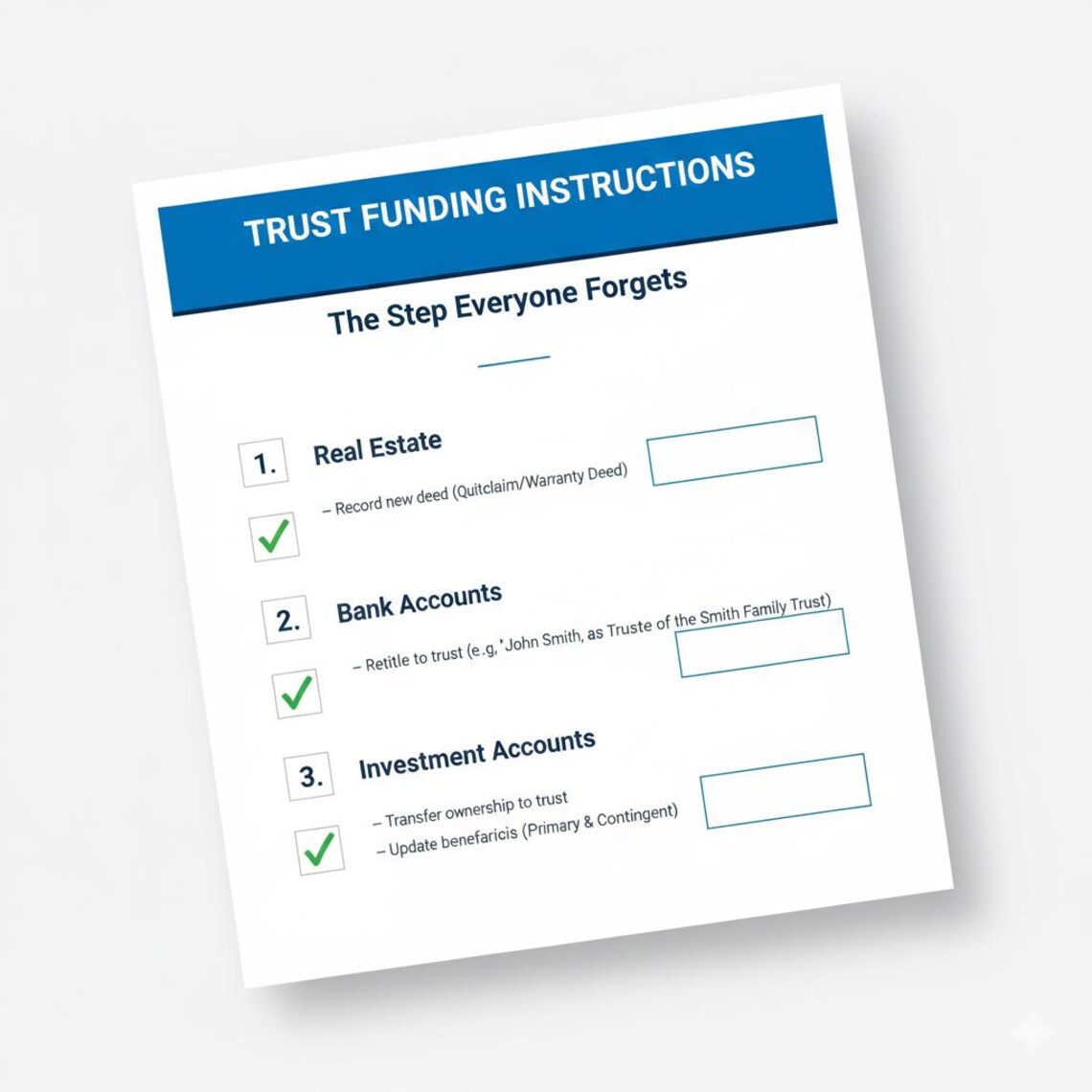 Living Trust Kit - Avoid Probate Estate Planning Templates - Etsy