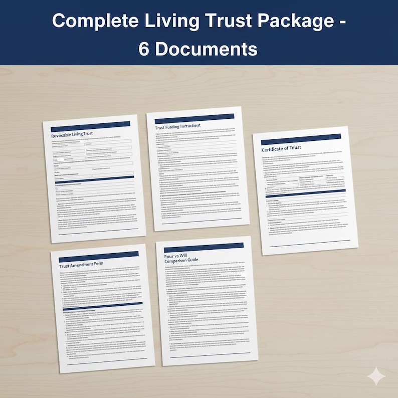 Living Trust Kit - Avoid Probate Estate Planning Templates - Etsy
