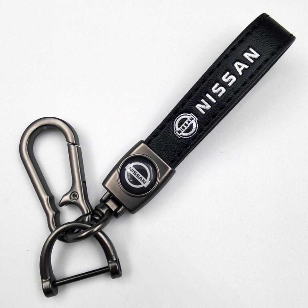 Nissan Lambskin High-end Metal Car Keychain - Etsy