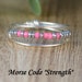 Morse Code STRENGTH Ring Your Choice of Color Beads and | Etsy