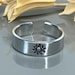 Hand Stamped Sun Ring – Adjustable Aluminum Band - Etsy