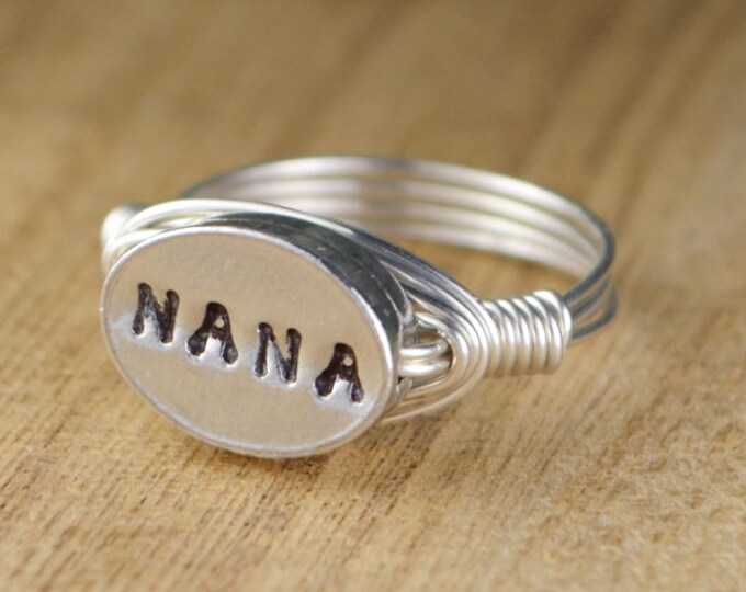Nana Wrapped Ring-sterling Silver Yellow or Rose Gold Filled - Etsy