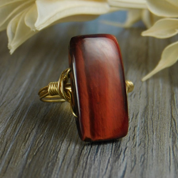 Red Eye Ring - Etsy