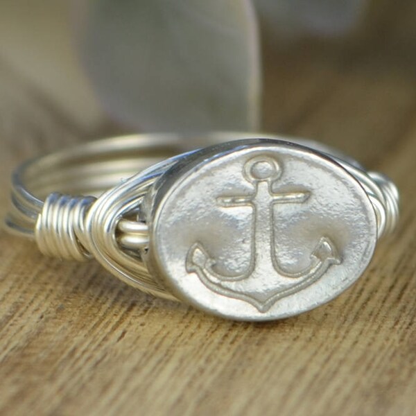 Anchor Ring - Etsy