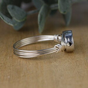 Stick Figure Cat Ring-sterling Silver, 14k Yellow or Rose Gold Filled ...