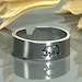 Hand Stamped Aluminum Walking Bear Ring – Adjustable Custom Size - Etsy