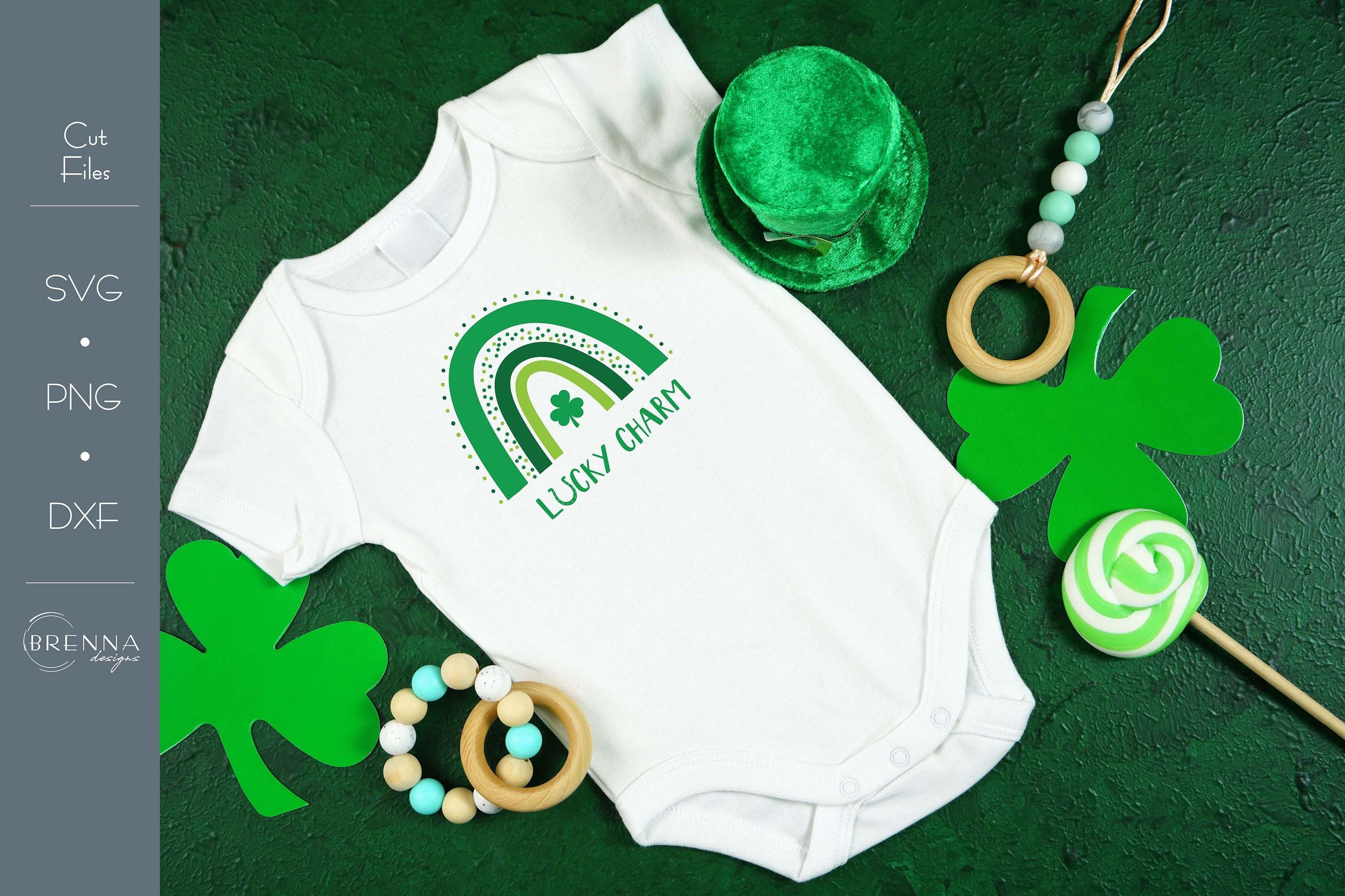 Lucky Charm Rainbow SVG | Green Rainbow Svg | Clover SVG | Cricut Cut ...