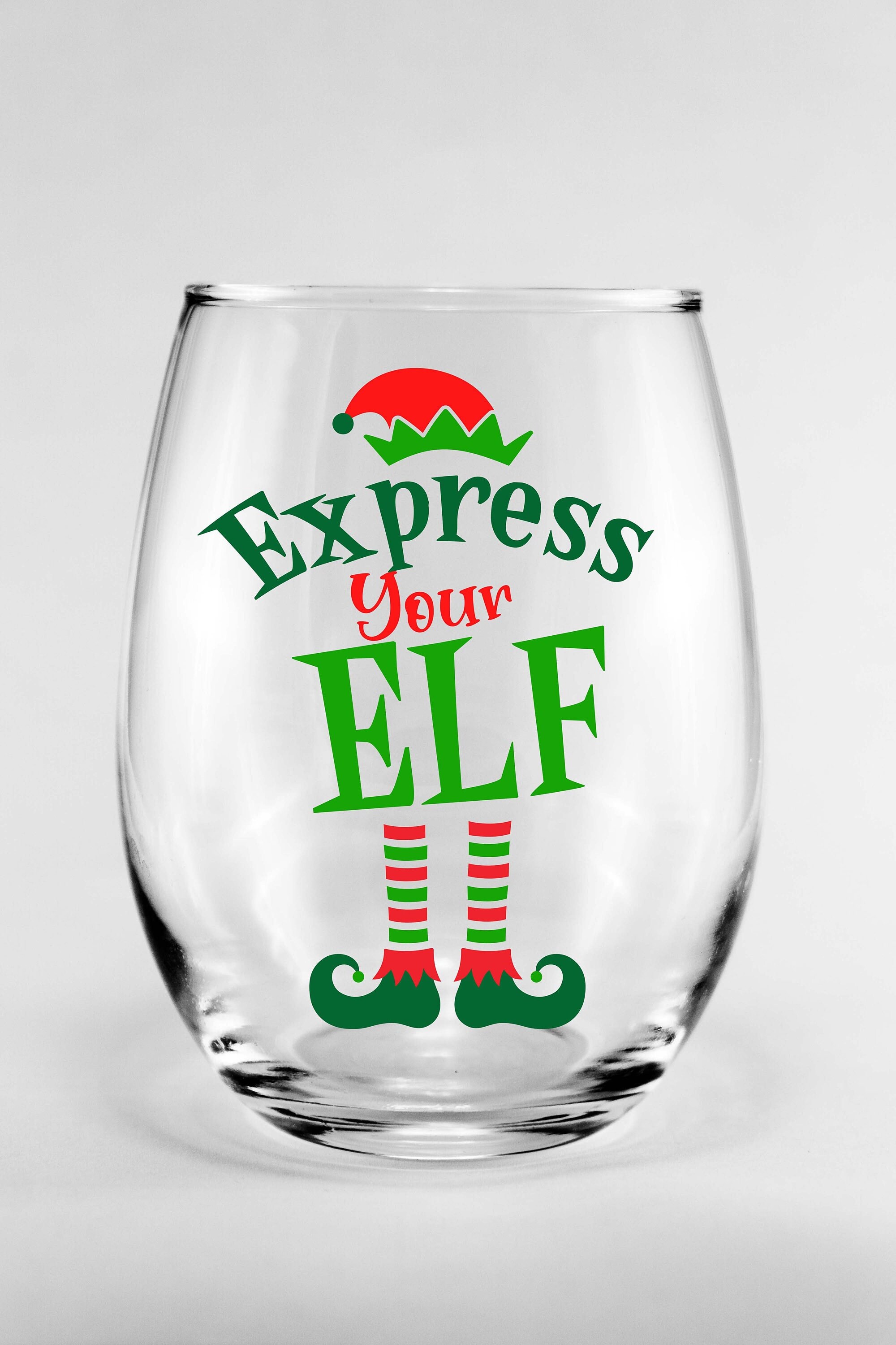 Express Your Elf SVG, DXF and PNG Instant Download, Holiday Cutout ...