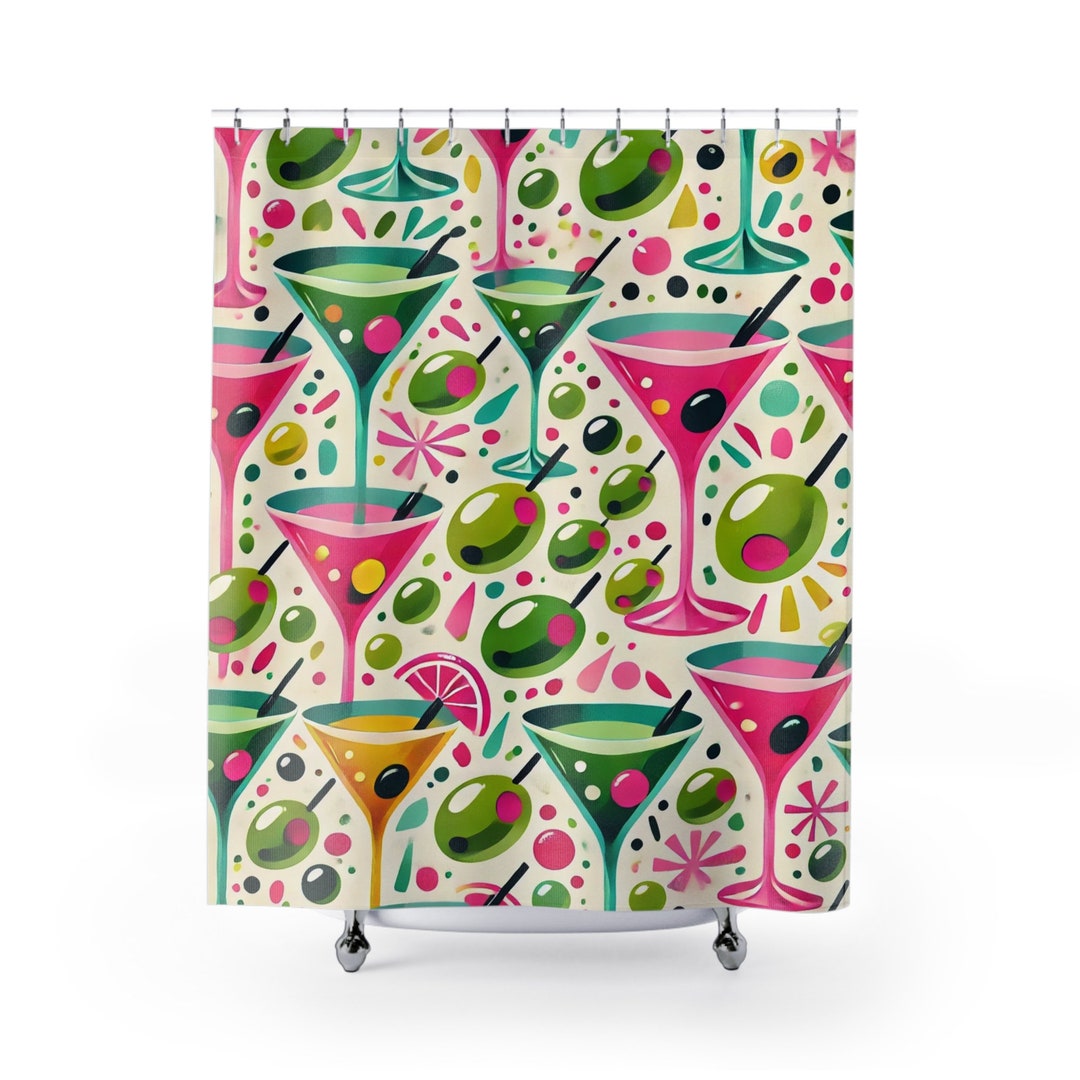 Martini Shower Curtain - Etsy