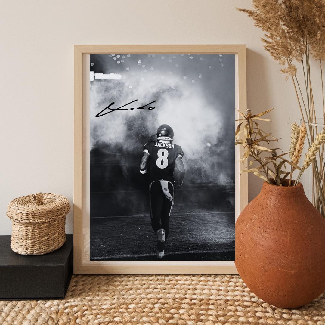 Justin Jefferson Signed Poster Wall Art | NFL Wide Receiver Star ...
