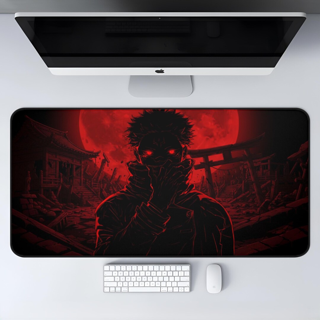 Sukuna Jujutsu Kaisen Desk Mat, JJK Ryomen Sukuna Gaming Mouse Pad ...