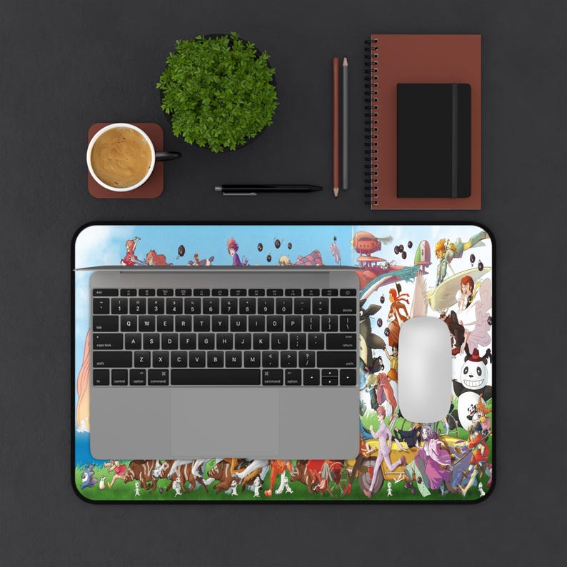 Ghibli Desk Mat, Anime Mouse Pad, Studio Ghibli, Ghibli Characters ...
