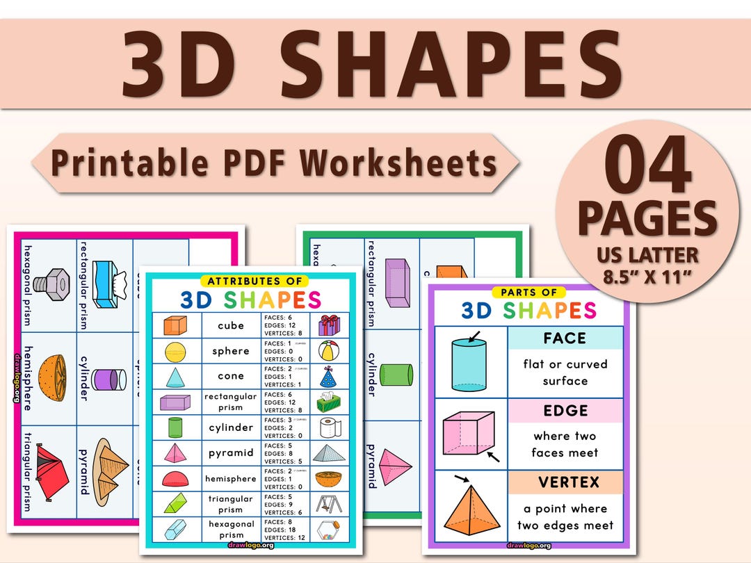 Printable 3D Shape Posters | Math Classroom Display | Geometry Anchor ...