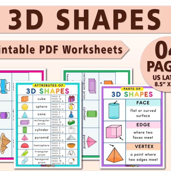 Shapes Anchor Chart - Etsy