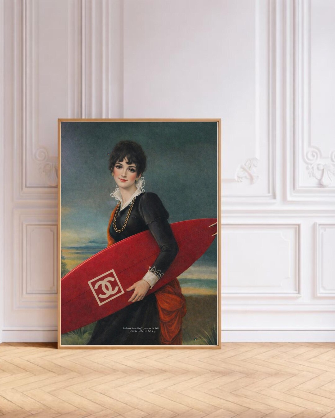 Ryg-022-modern A1, A2 and A3 Art Poster | Feminine Pop Wall Art ...