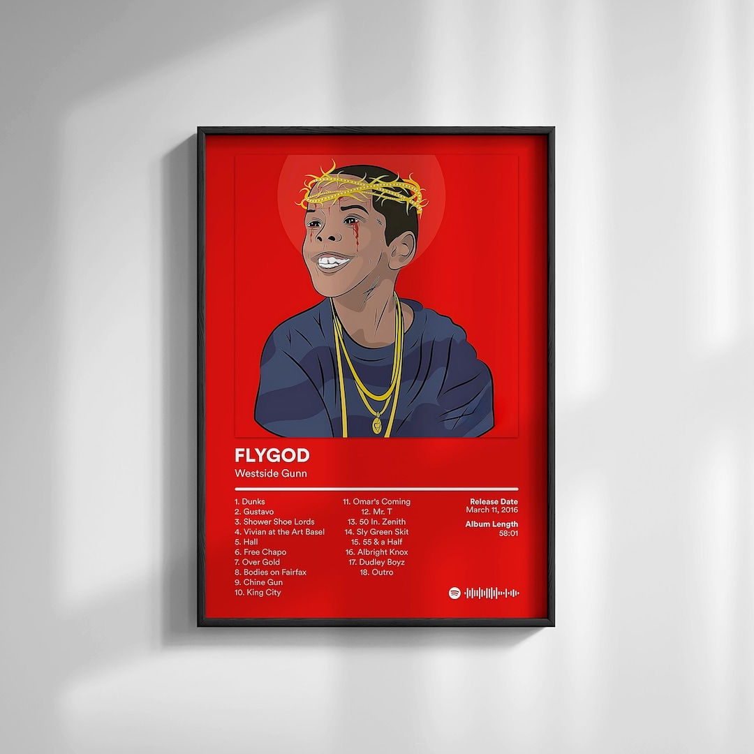 Westside Gunn Album Art Print: 'FLYGOD' Poster - FREE Worldwide ...