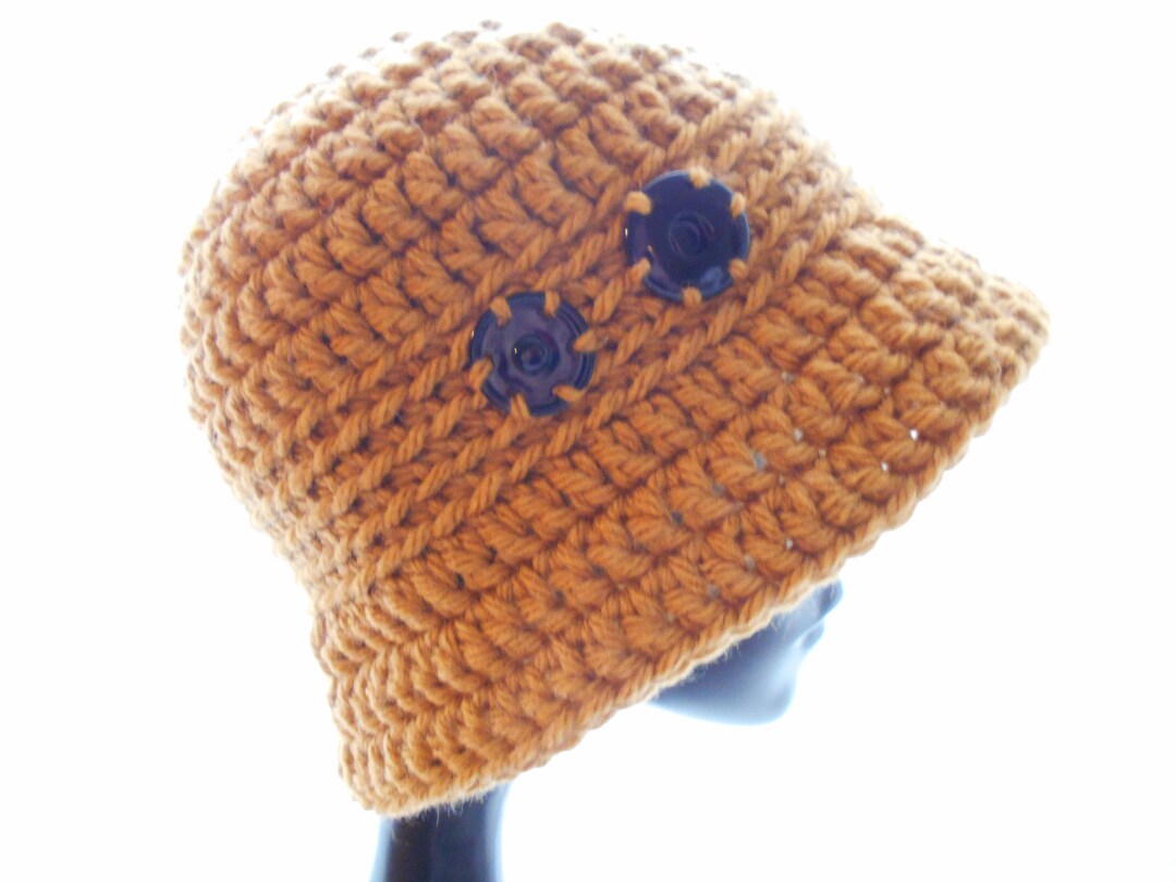 Crochet Pattern for the Snappy Hat, Versatile Brimmed Hat, Wear It as a ...