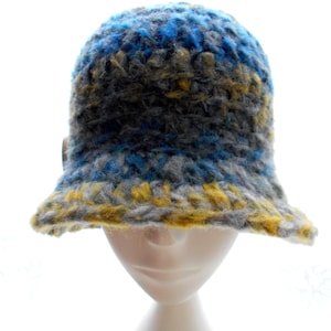 Crochet Pattern for the Snappy Hat, Versatile Brimmed Hat, Wear It as a ...