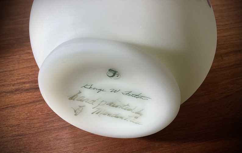 Vintage Fenton Art Glass 95th Anniversary Lotus Mist Berry and ...