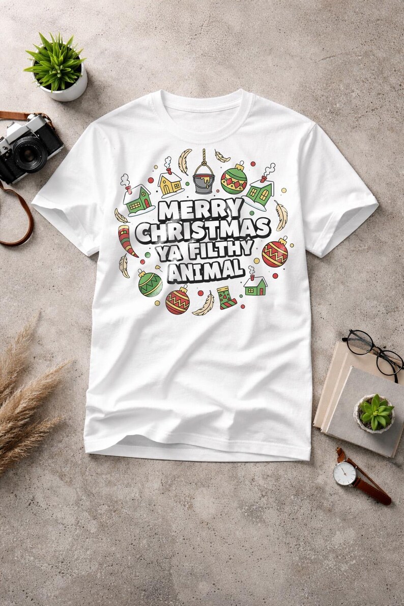 Merry Christmas Ya Filthy Animal PNG | Home Alone Printable Design | T ...