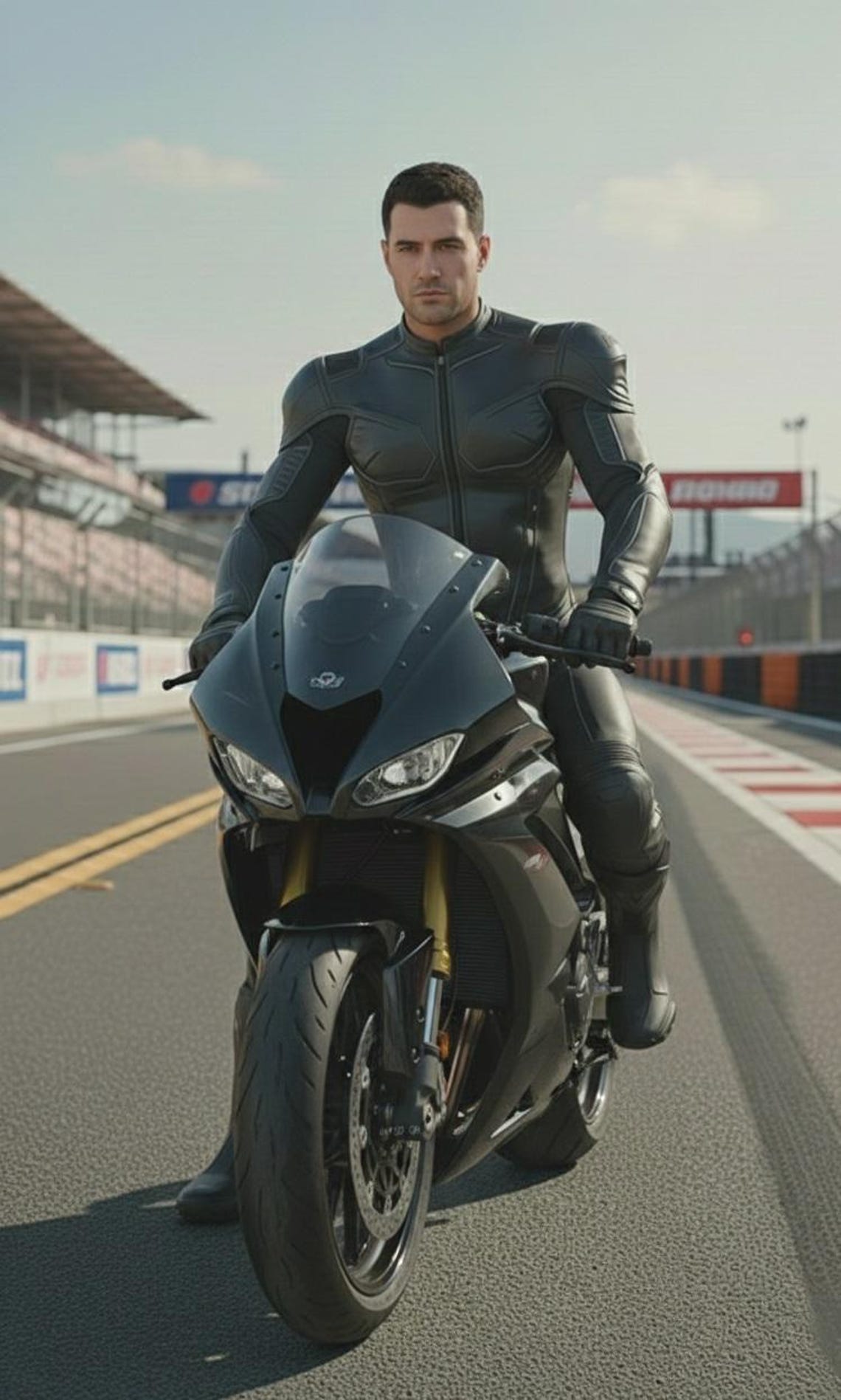 Men’s Motorcycle Racing Suit – Full Body Protective Riding Leather Suit ...