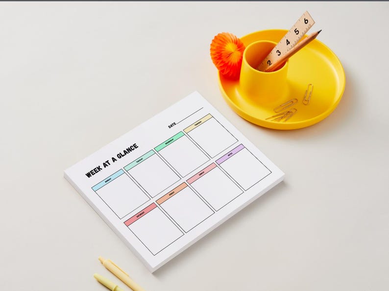 Printable Weekly Planner, Schedule for Kids, Family to Do List ...