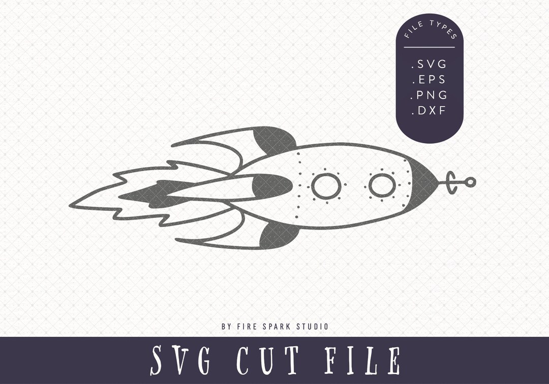 SVG Cut File - Space Clip Art, Rocket Ship, Space Ship - Etsy