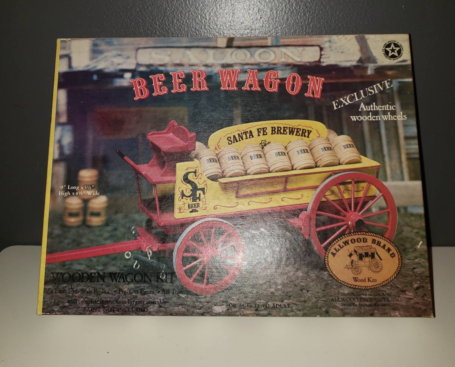 1970's Beer Wagon Wooden Model Kit by Allwood Brand - Etsy