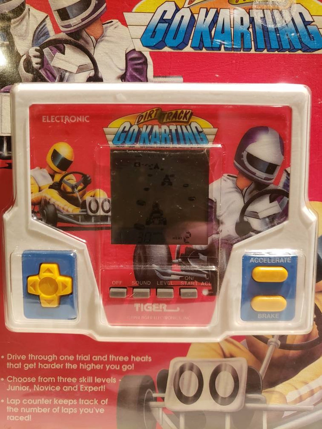 90's Dirt Track Go Karting Handheld Video Game by Tiger Electronics NEW ...