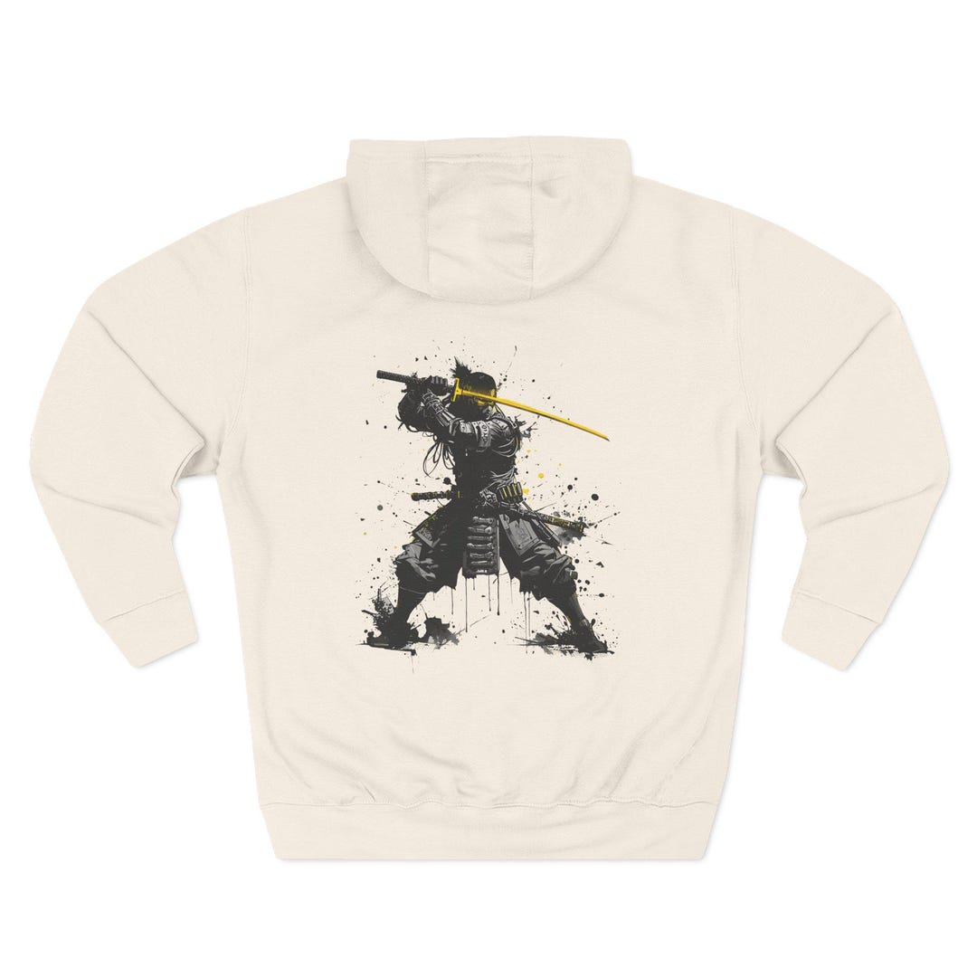 Japanese Streetwear Hoodie | Bushido Warrior Sweatshirt | Premium ...