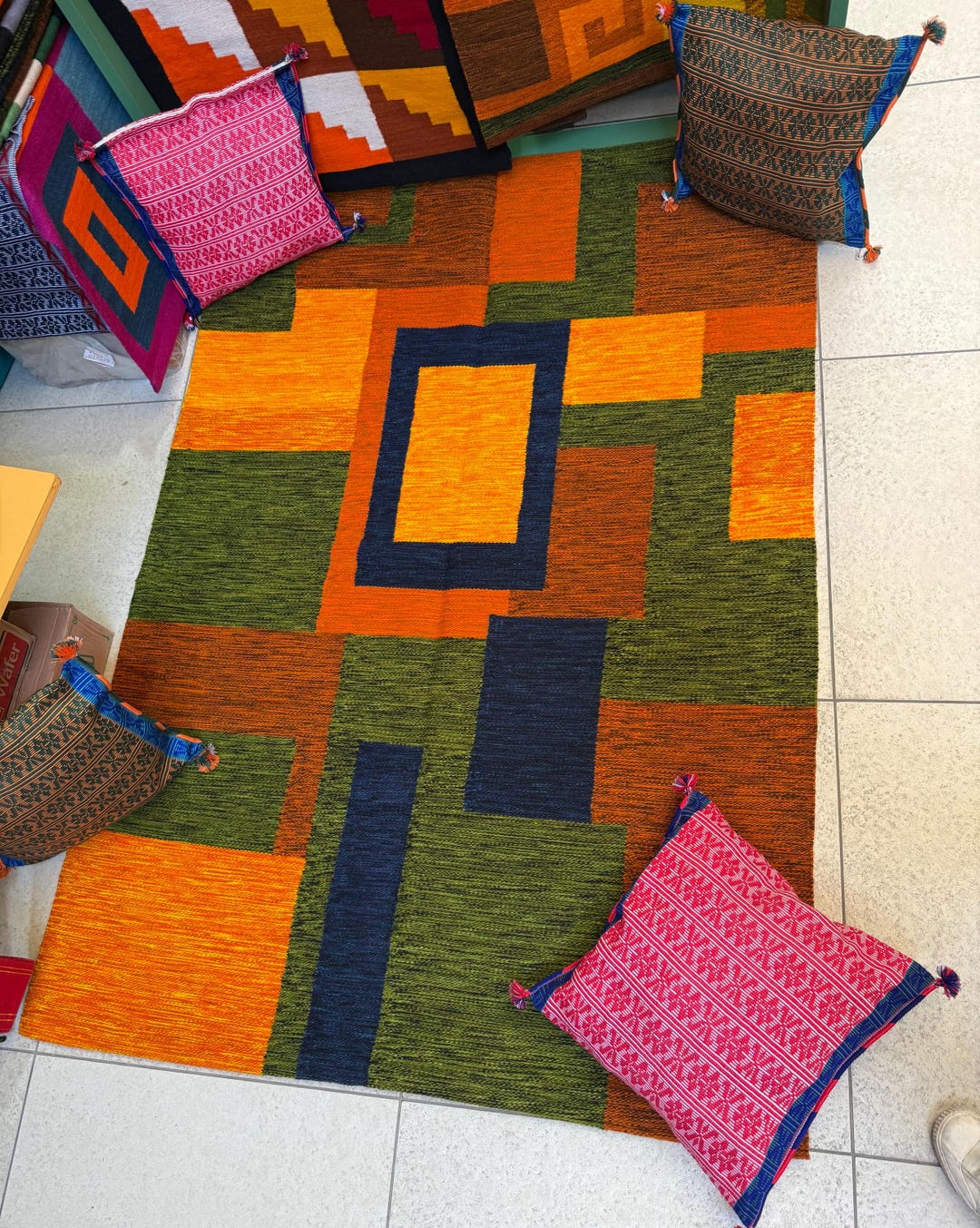 Hand Knitted Alpaca Carpet - Etsy