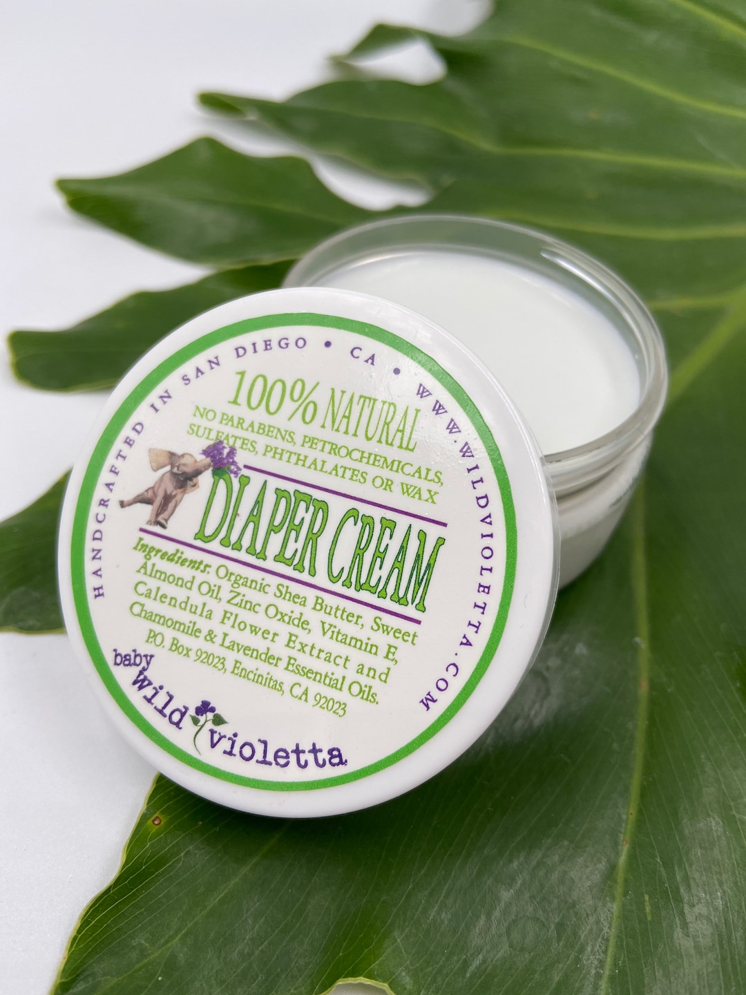 Baby Organic Diaper Cream / Natural Baby Skincare / Infant Diaper Cream ...