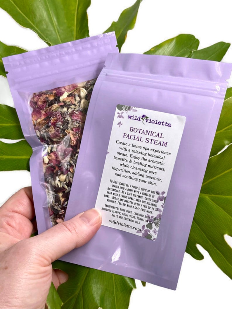 Botanical Facial Steam /home Spa Gift for Girlfriends - Etsy