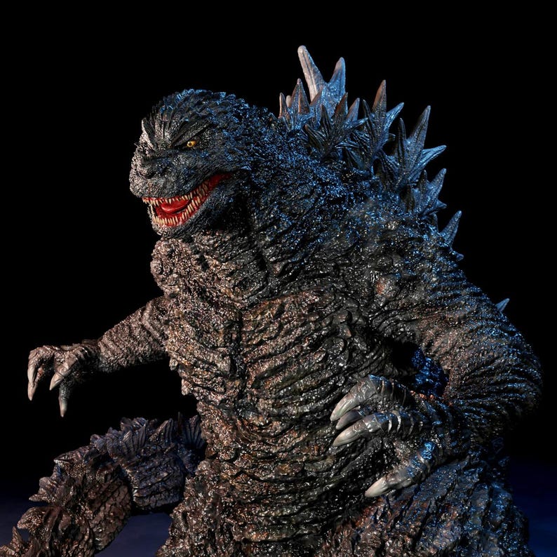 Godzilla STL Model: King of Monsters 3D Printing Figure (digital ...