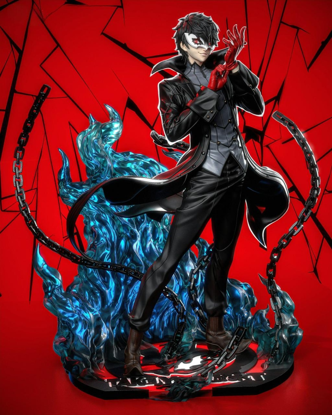 Joker Phantom Thief STL | Persona 5 Inspired | Masked Rebel Hero | 3D ...