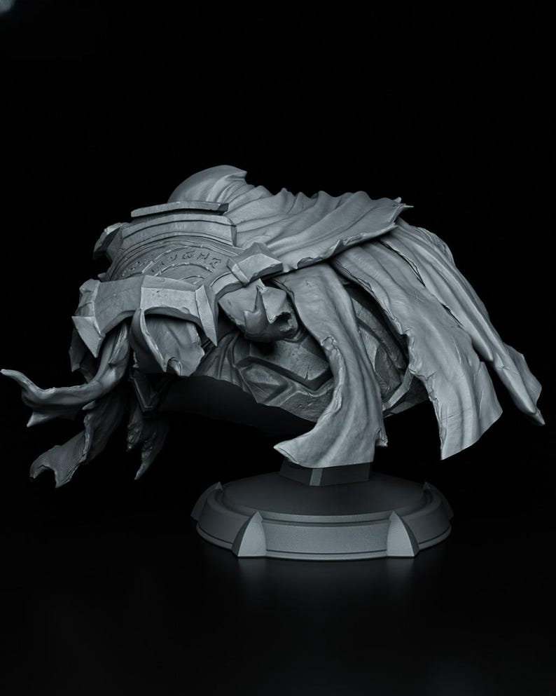 War Horseman of Apocalypse Bust STL | Darksiders Inspired | Massive ...