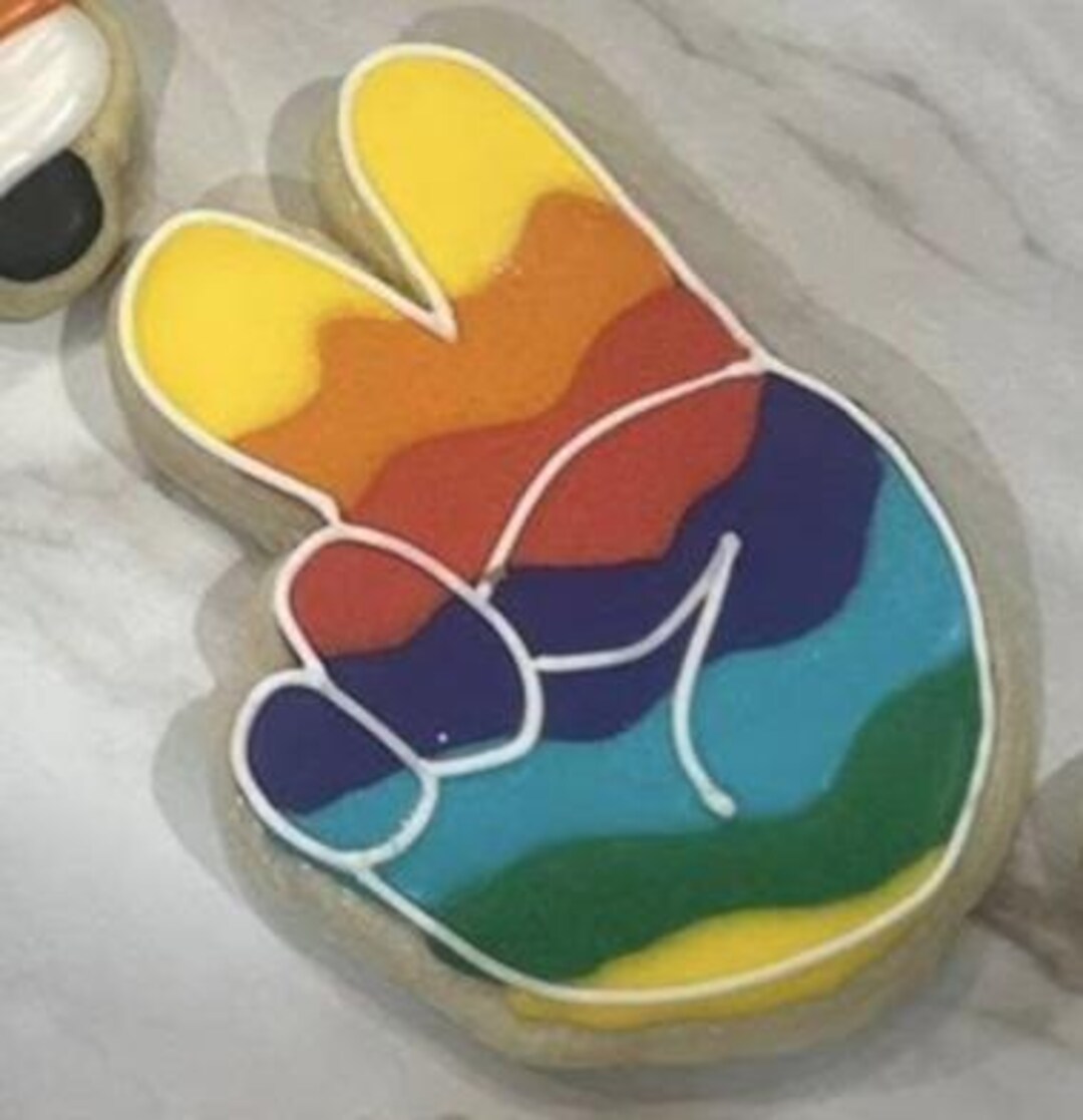 Peace Sign Cookie Cutter - Etsy