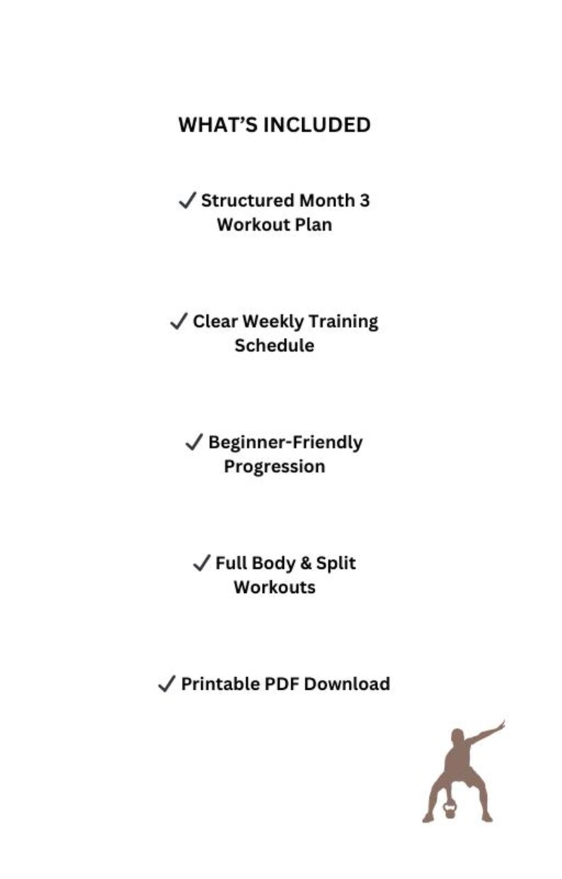 Month 3 – Peak Phase Workout Cheat Sheet - Etsy